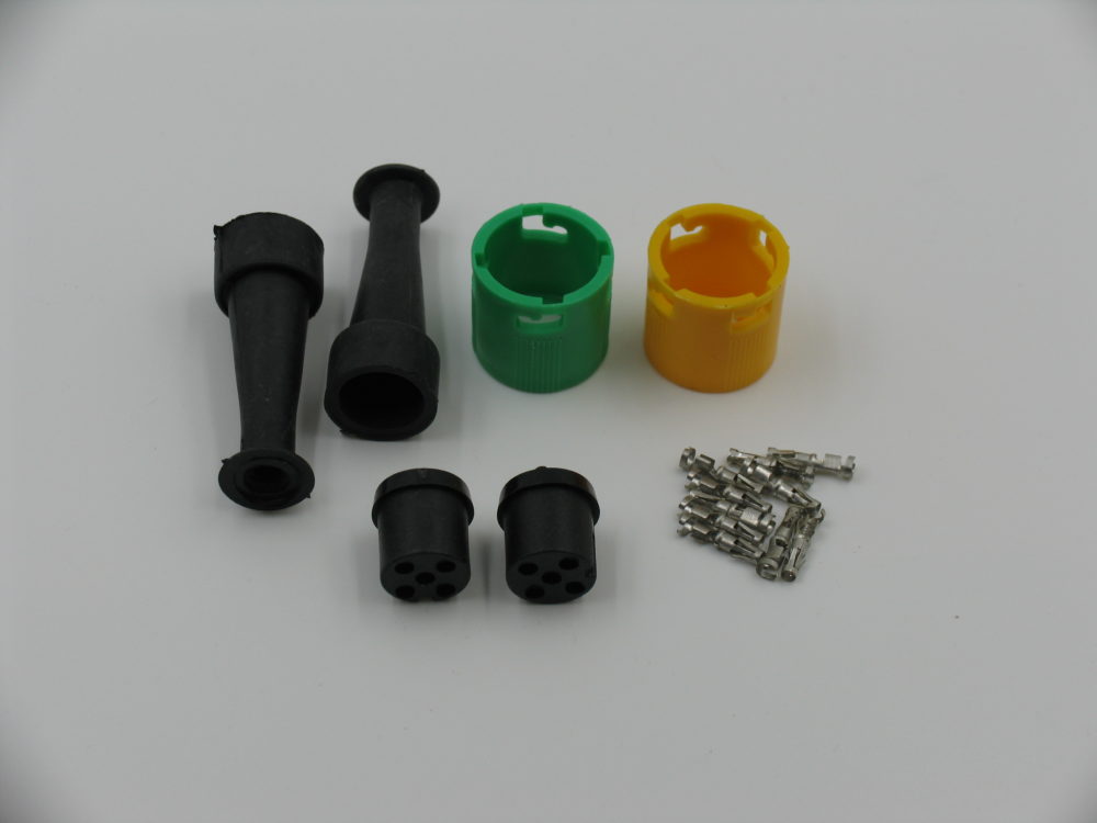 ASPOCK YELLOW PLUG KIT 8 PIN - Slipstream Trailer Parts